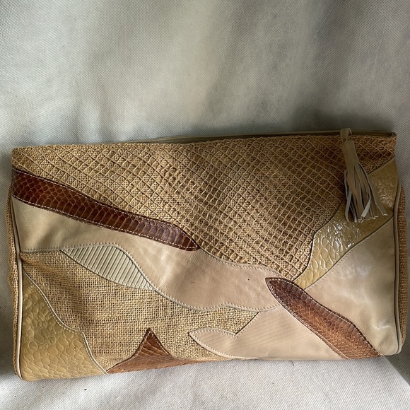 Susan Gail | Bags | Vintage Susan Gail Huge Handbag Purse Clutch Made ...